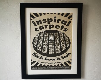 Inspiral Carpets Poster - Etsy UK