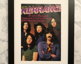 Deep Purple Illustration Poster Deep Purple Vintage Poster - Etsy