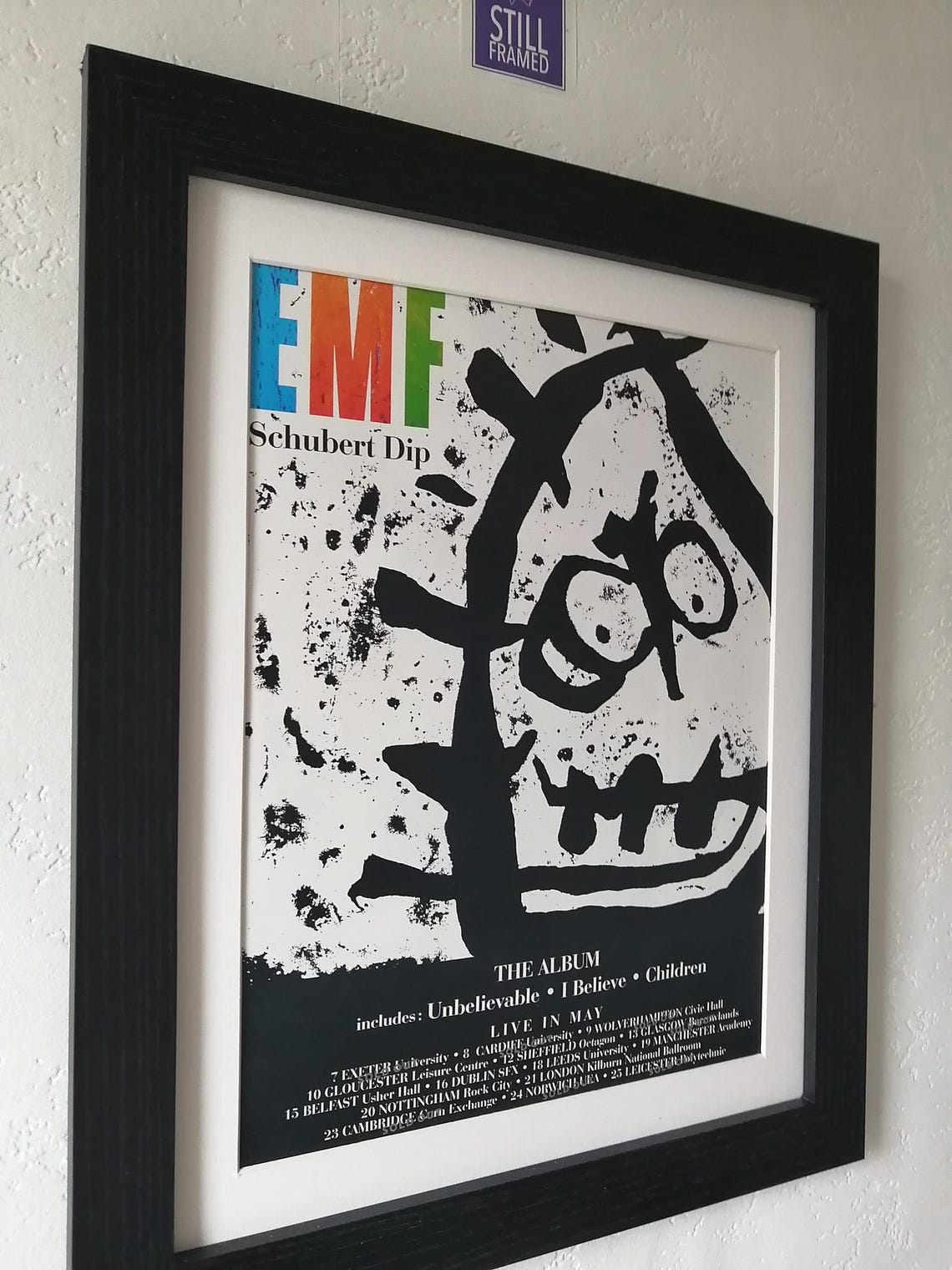 EMF Schubert Dip 1991 Original Framed Promo Poster - Etsy