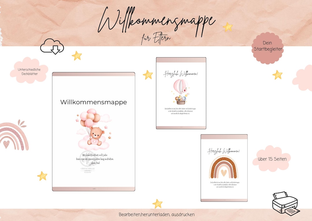 Kindergarten Welcome Folder | Settling-in Period at Daycare – Parent ...