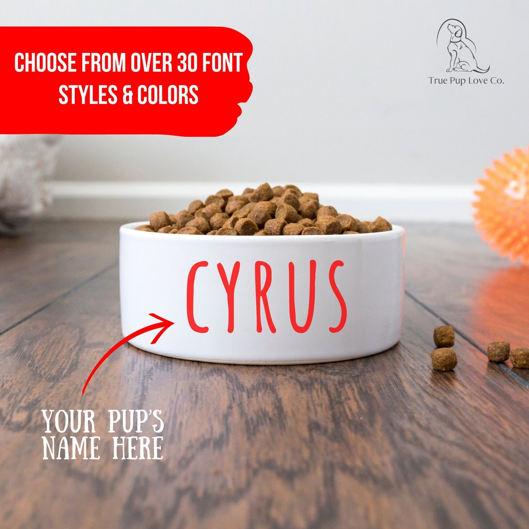 Personalized Dog Bowls, Cat Bowl, Custom Dog Bowl, Pet Name Bowl, Dog ...