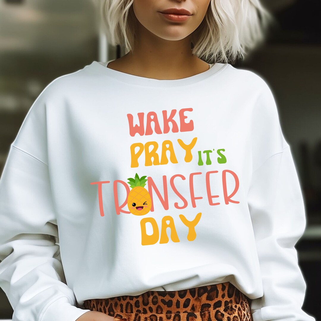 IVF Sweatshirt,ivf Pregnancy Announcement,ivf Transfer Day Sweatshirt ...