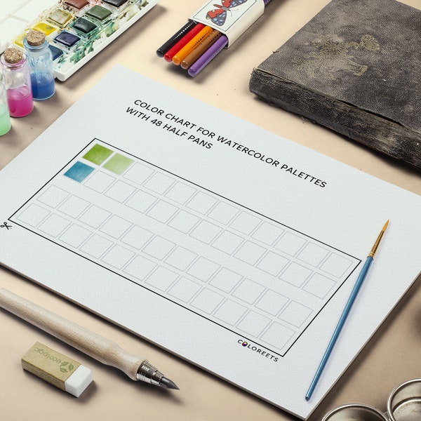 Watercolor Palette - Etsy