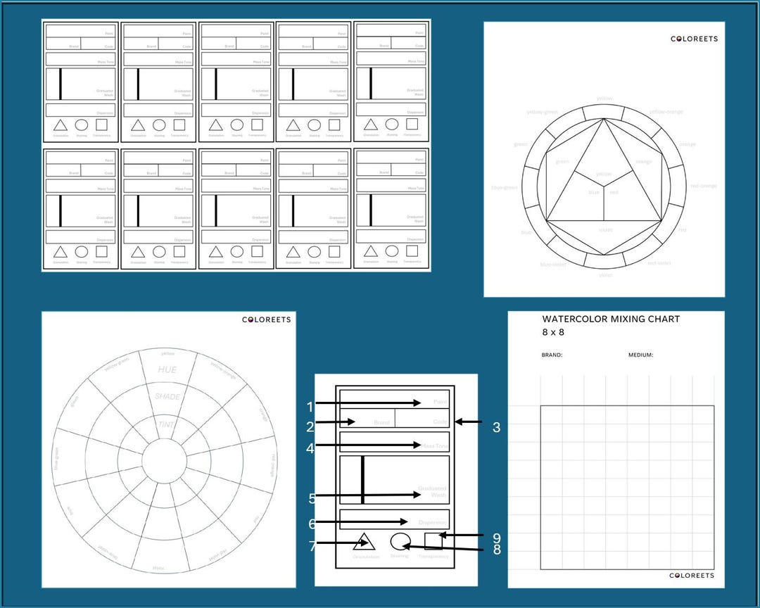 BUNDLE: 5 Worksheets With Teacher Guides - Art Lessons (4-5 Units ...