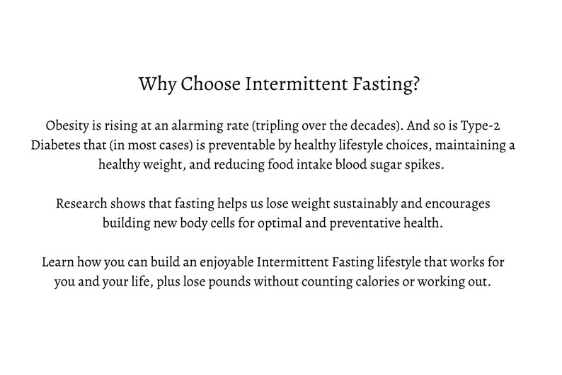 Complete Intermittent Fasting Made Easy Digital Guide/printable,healthy ...