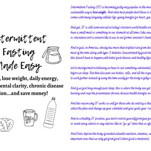 Complete Intermittent Fasting Made Easy Digital Guide/printable,healthy ...