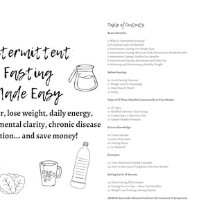Complete Intermittent Fasting Made Easy Digital Guide/printable,healthy ...