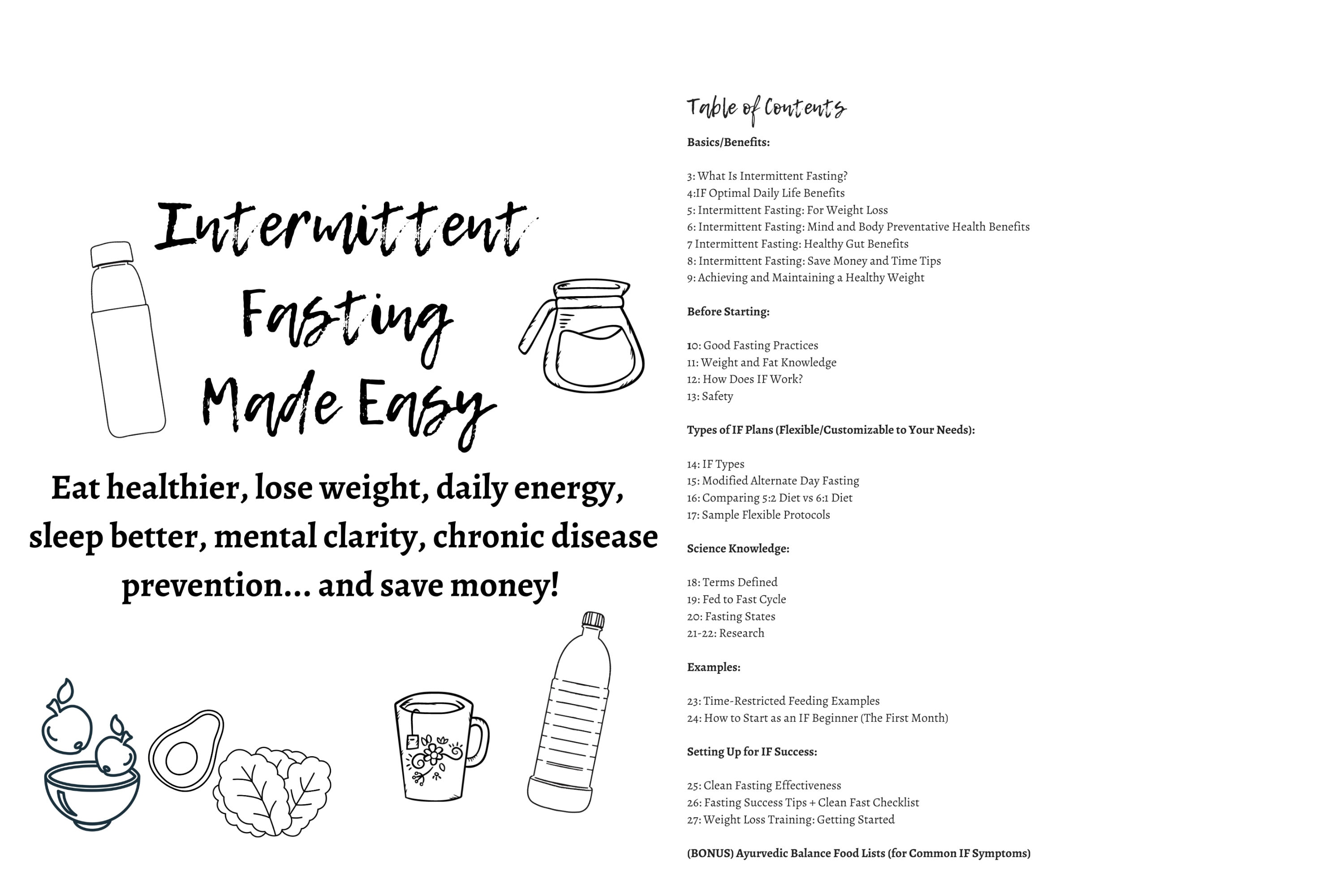 Complete Intermittent Fasting Made Easy Digital Guide/printable,healthy ...