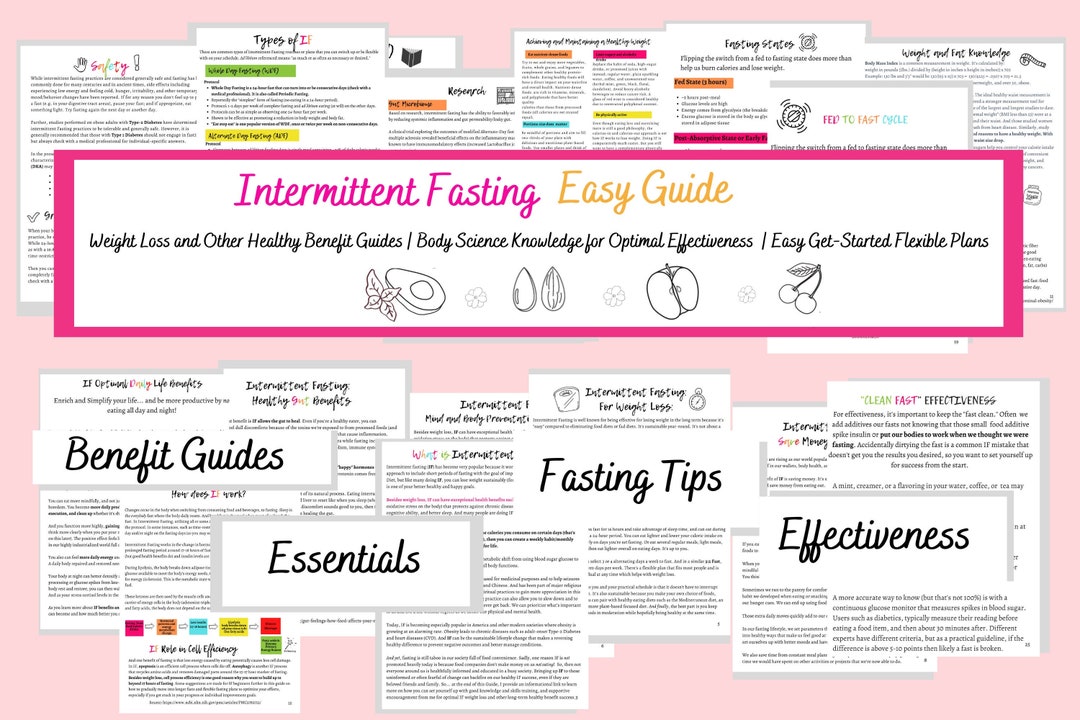 Complete Intermittent Fasting Made Easy Digital - Etsy