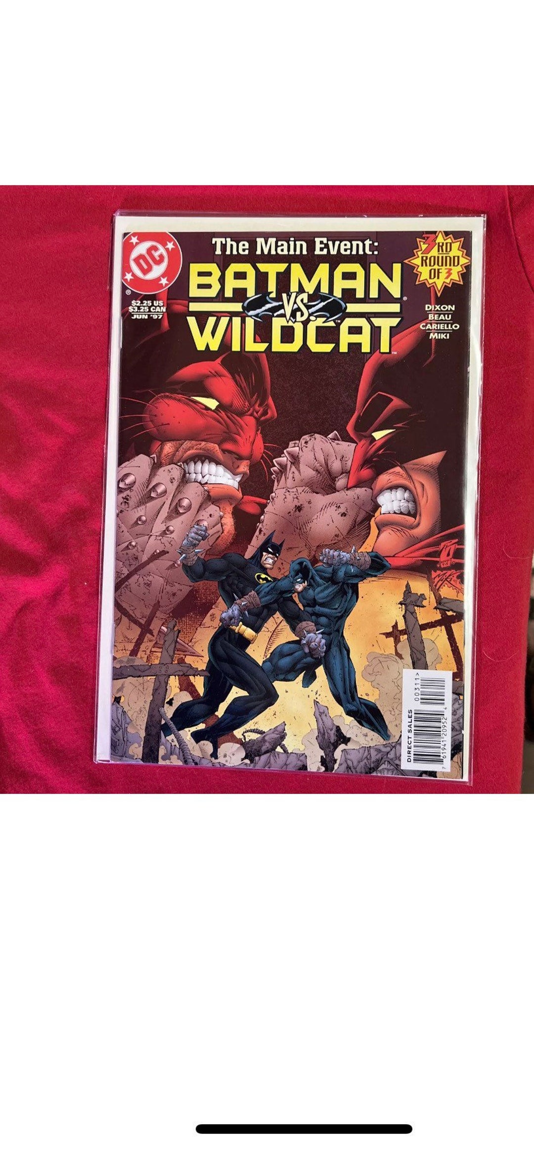 1997 BATMAN Vs WILDCAT 3 DC Comics Day of Judgement - Etsy
