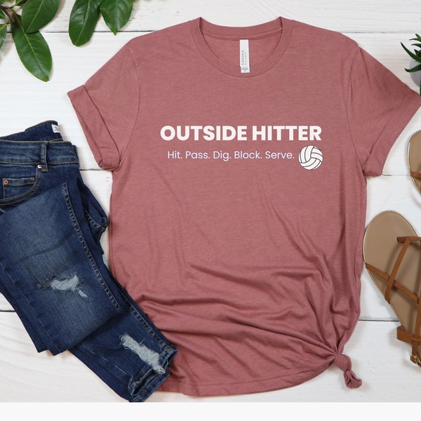 Volleyball Hitter Shirt - Etsy