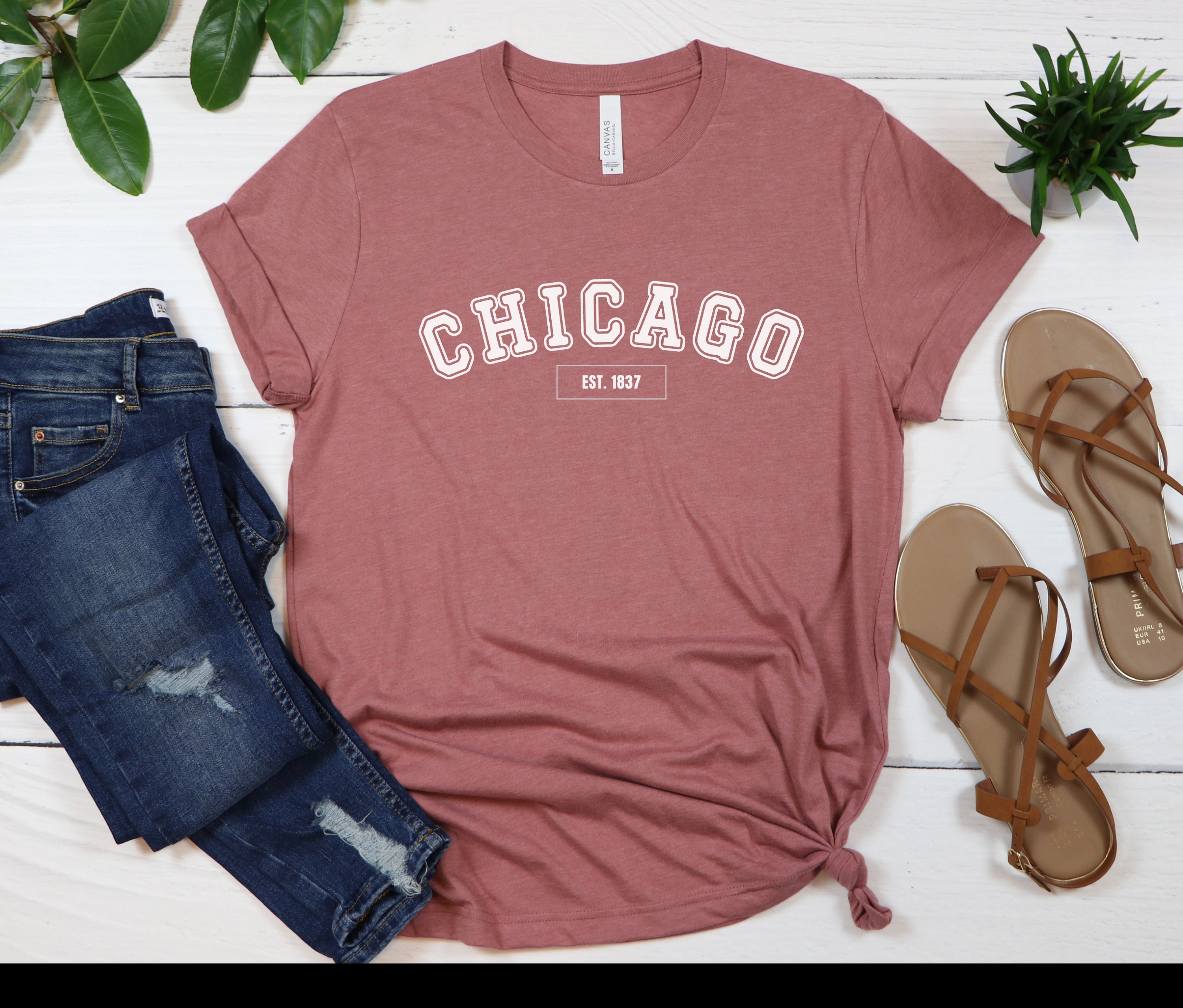 Chicago T-shirt, Chicago Lover Shirt, Chicago Gifts, Chicago Souvenir ...