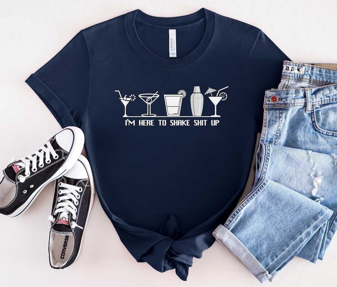 Funny Bartender Shirt, Bartending T-shirt, Mixologist Shirt, Bartender ...