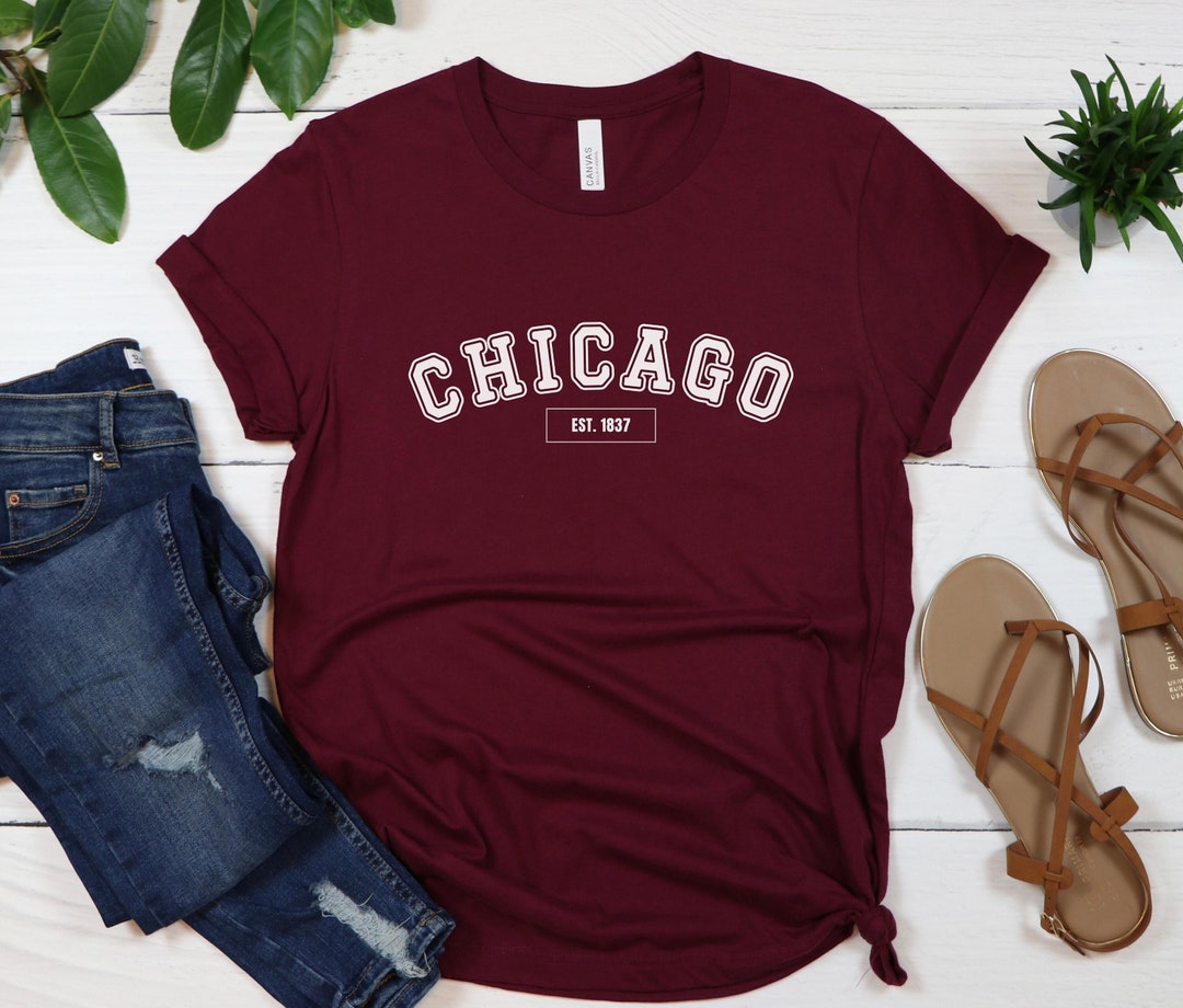 Chicago T-shirt, Chicago Lover Shirt, Chicago Gifts, Chicago Souvenir ...