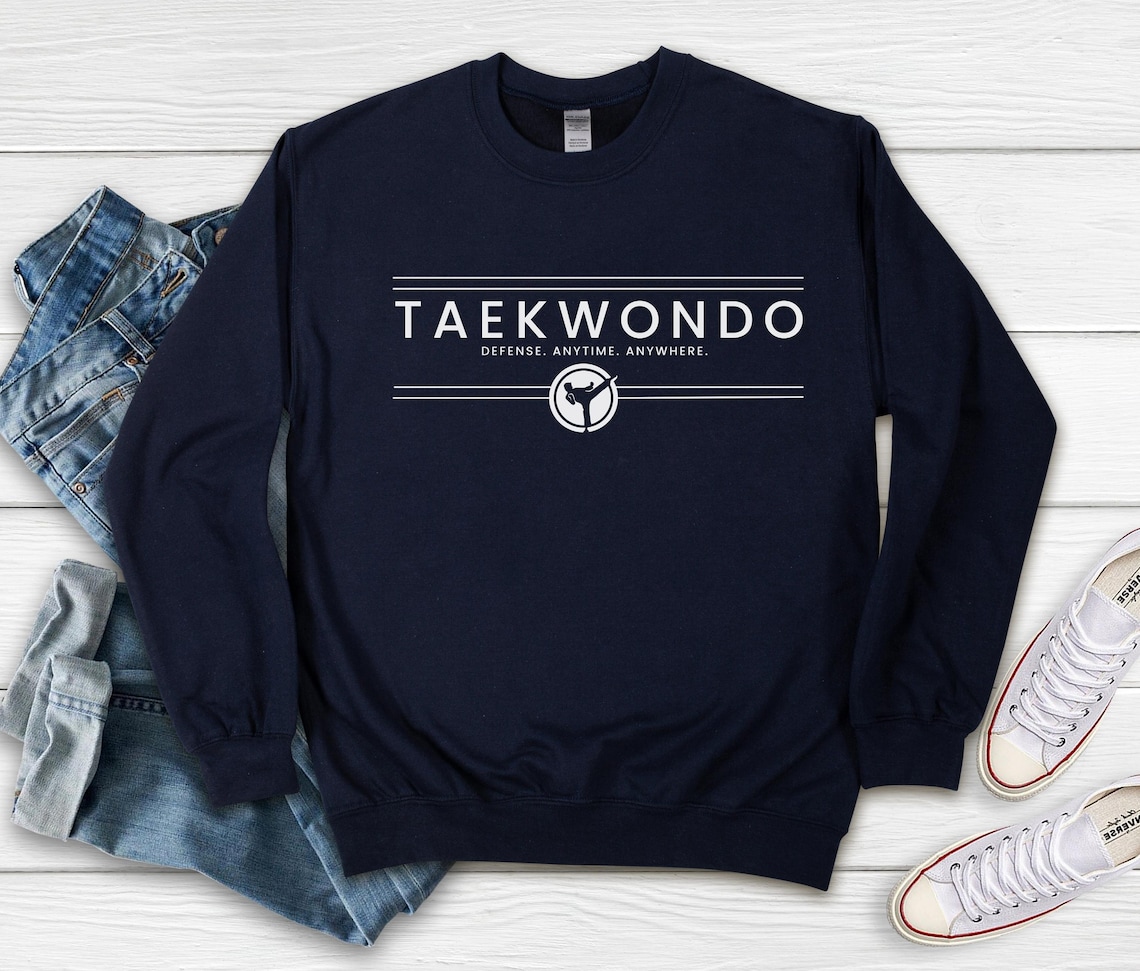 Taekwondo Sweatshirt, Martial Arts Sweatshirt, Taekwondo Tees ...
