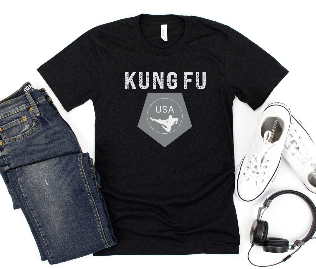 Kung Fu T-shirt, Kung Fu Tees, Kung Fu Gift, Men's Kung Fu, Workout T ...