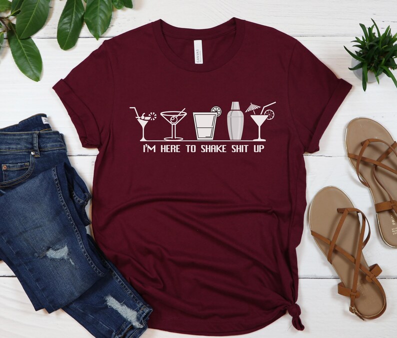 Funny Bartender Shirt, Bartending T-shirt, Mixologist Shirt, Bartender ...