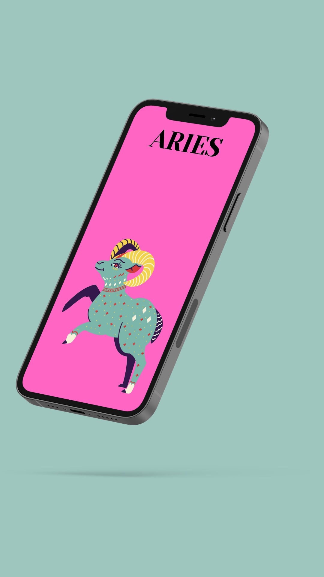 Aries Zodiac Phone Wallpaper - Etsy
