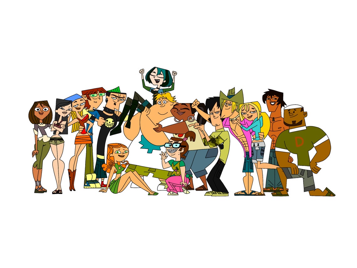 Total Drama Island Coloring Page - Etsy