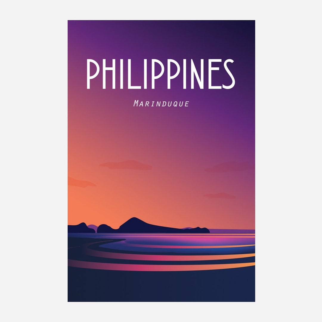 Philippines, Marinduque Travel Poster by Arctic Frame as a Digital ...