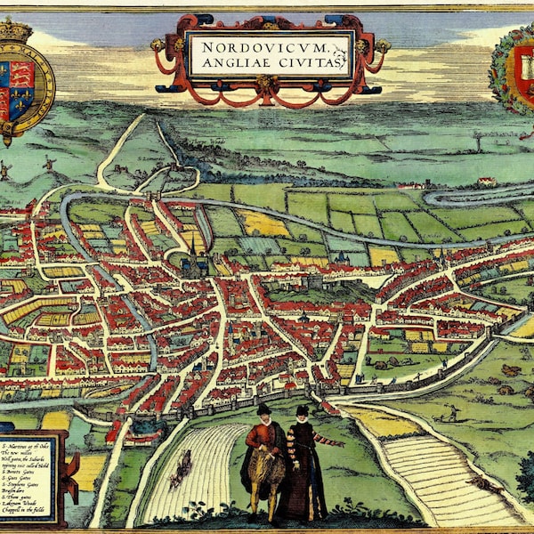 Medieval England Map - Etsy