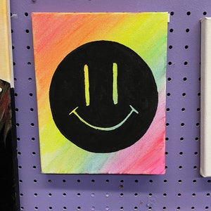 Custom Art Smiley Face Paintings - Etsy