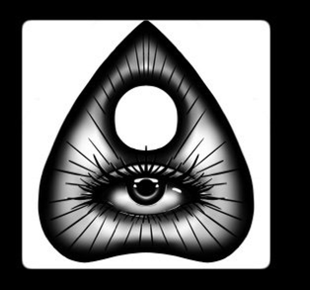 Ouija Planchette PNG Logo Clear Background Instant Download - Etsy