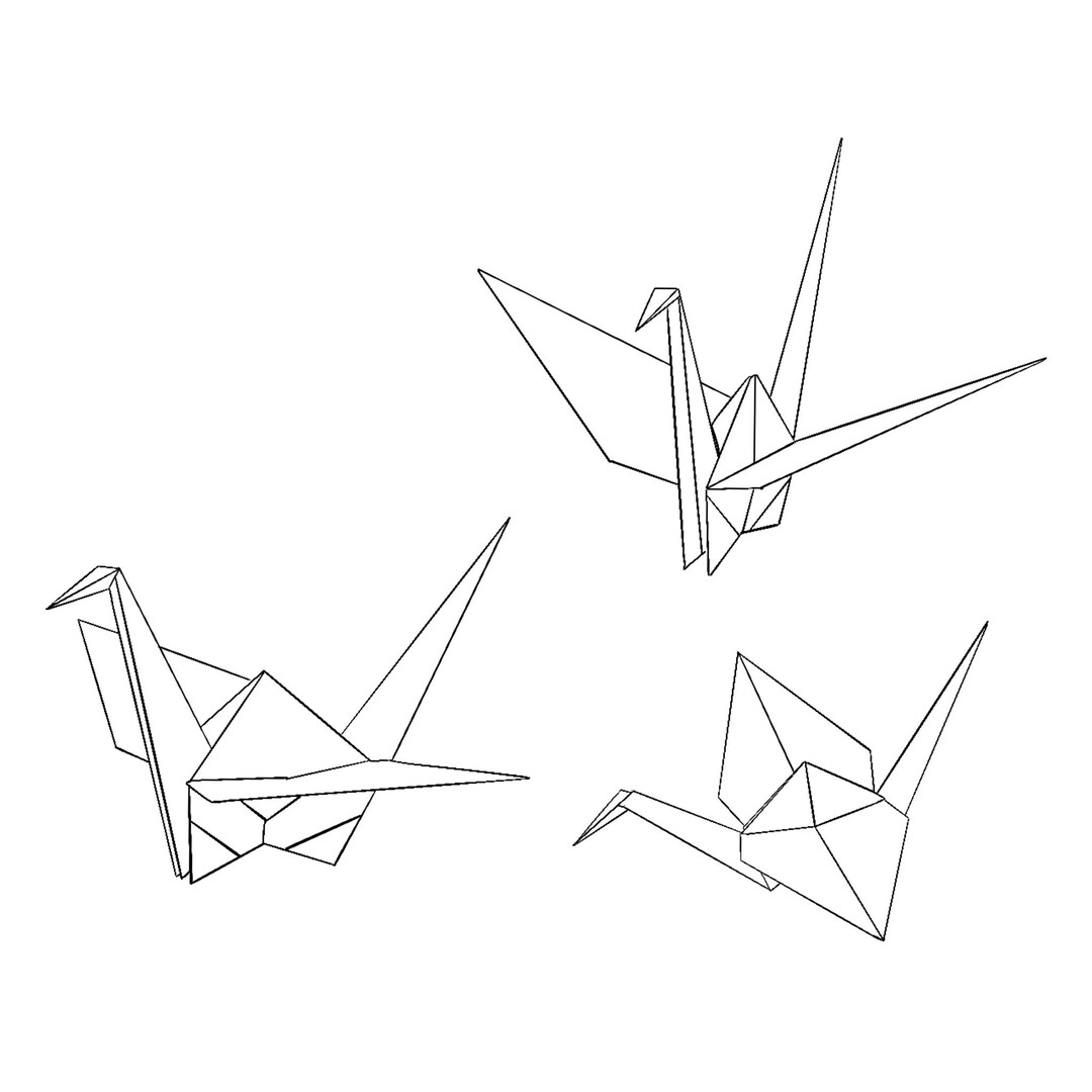 Paper Cranes Art Prints - Etsy