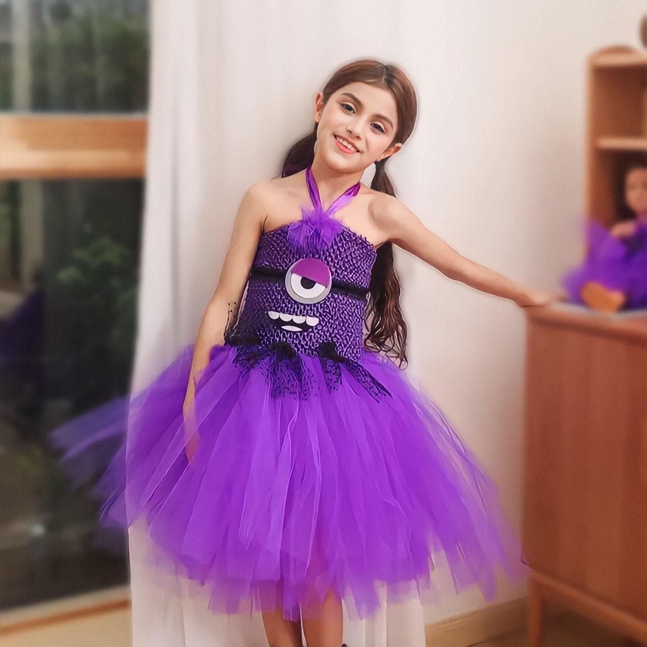 Purple Minion Costume Tutu