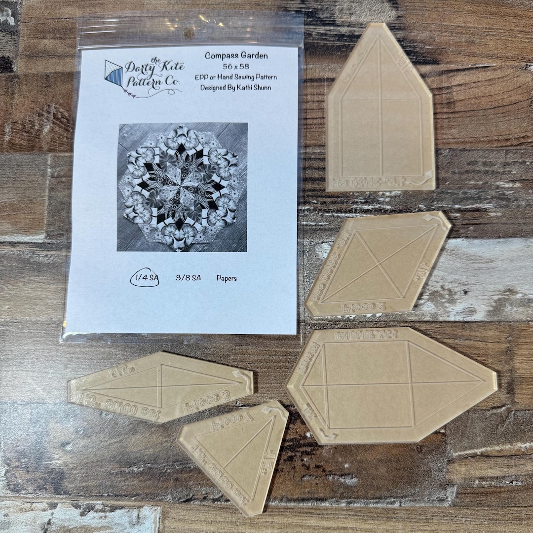 Compass Garden Templates - Etsy
