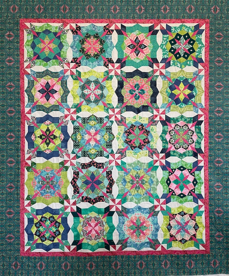 Spring Whispers Quilt PDF Pattern for EPP or Hand Piecing - Etsy