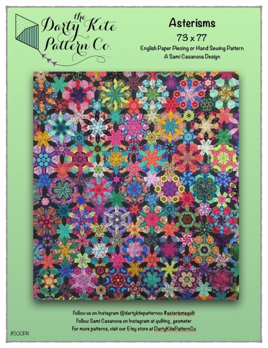 Asterisms Quilt PDF Pattern for EPP or Hand Piecing - Etsy