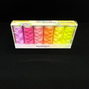 Invisafil by Wonderfil - Darty Kite Pattern Co - 100-wt Thread Set ...