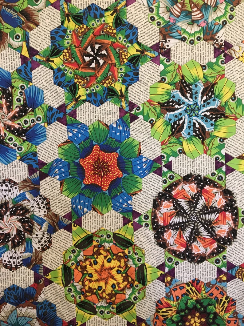 Caparina Quilt PDF Pattern for EPP or Hand Piecing - Etsy UK
