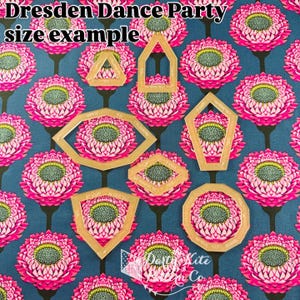 Dresden Dance Party Quilt PDF Pattern for EPP or Hand Piecing *NEW ...