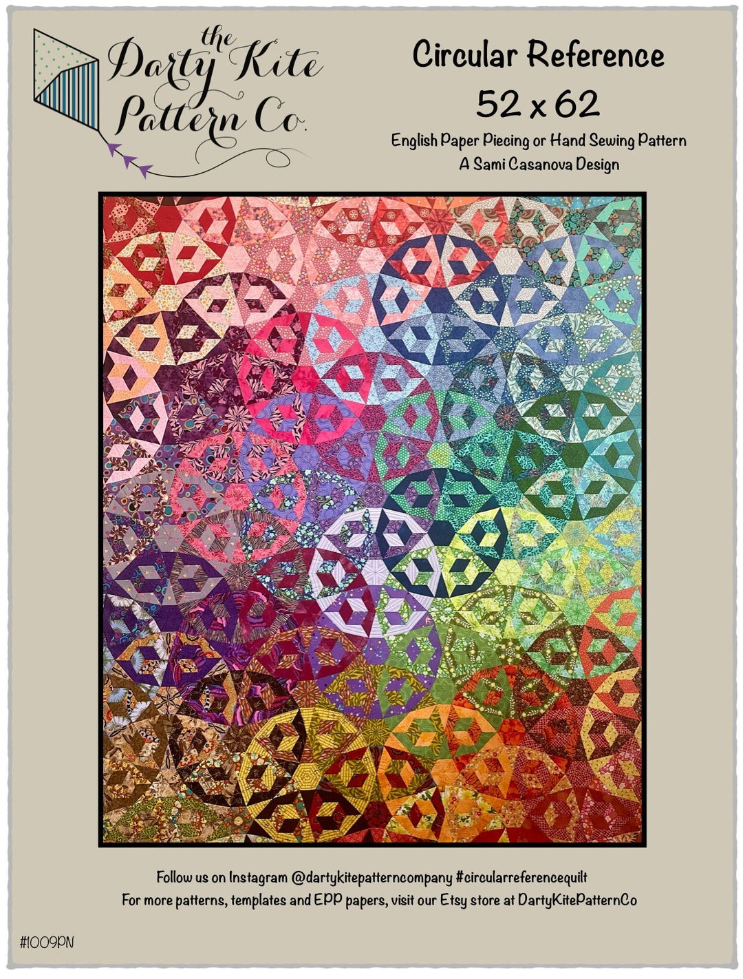 Circular Reference Quilt PDF Pattern for EPP or Hand Piecing - Etsy