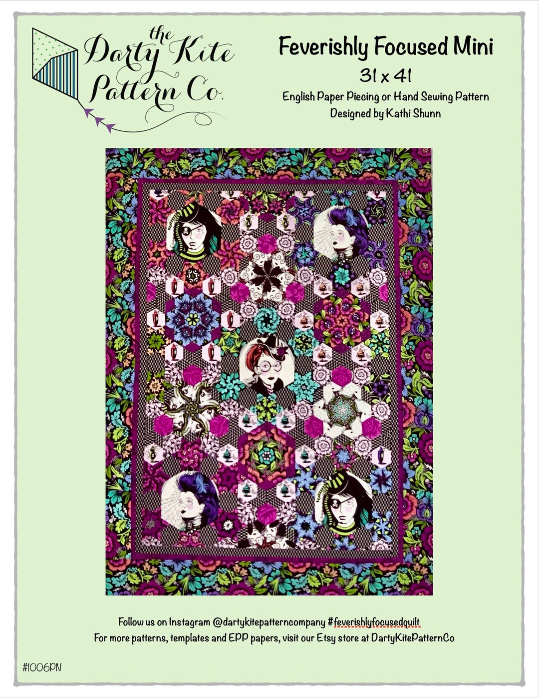 Limited Edition Feverishly Focused PRECUT EPP Kit With Tula Pink ...