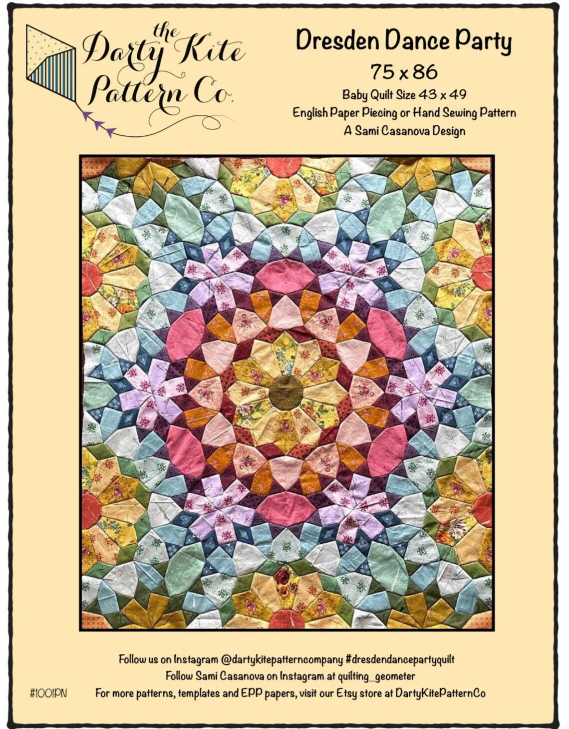 Dresden Dance Party Quilt PDF Pattern for EPP or Hand Piecing - Etsy