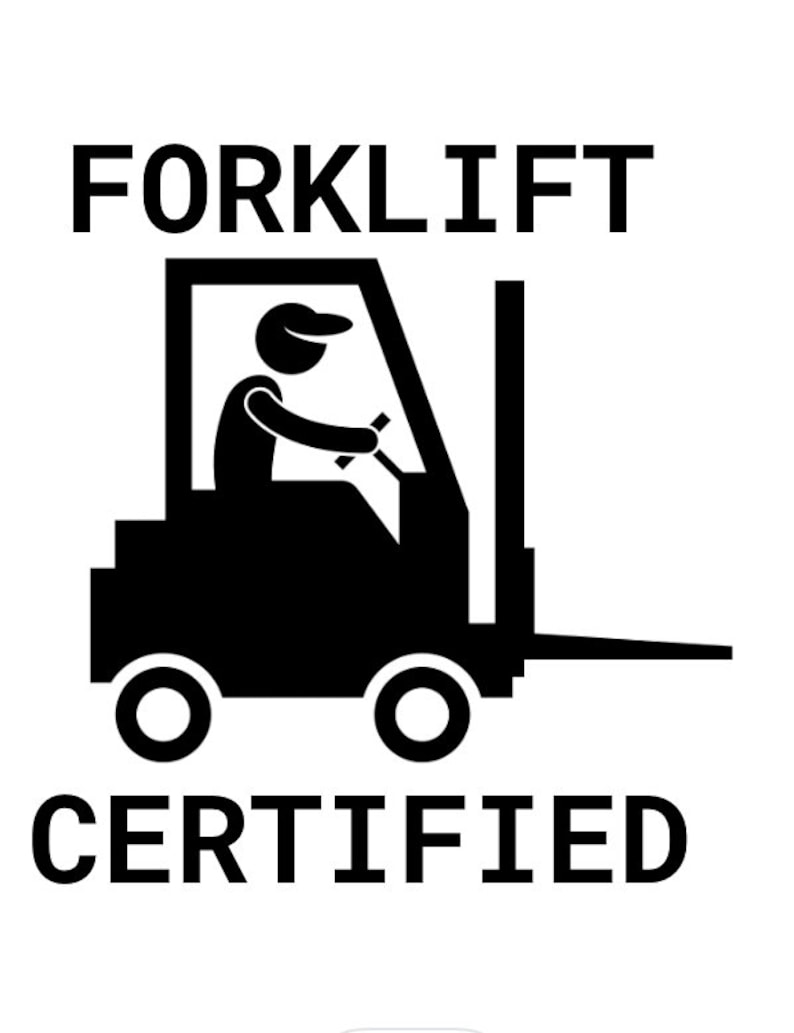 Forklift Certified Png - Etsy