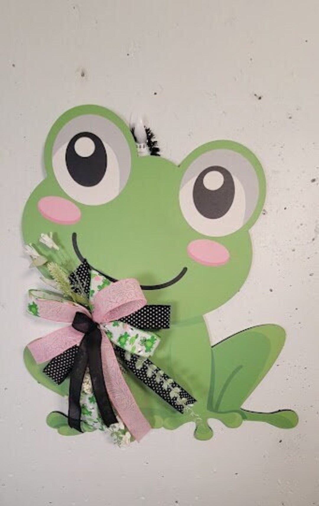 A Frog Door Hanger to Decorate Your Front Door. - Etsy
