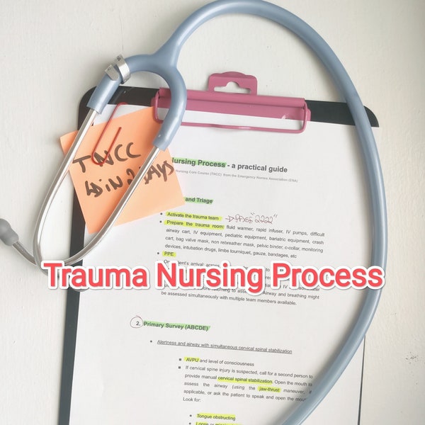 Trauma Cheat Sheet - Etsy