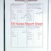 Report Sheet for ER Nurses, ER Nurse Cheat Sheets, Report Template ...