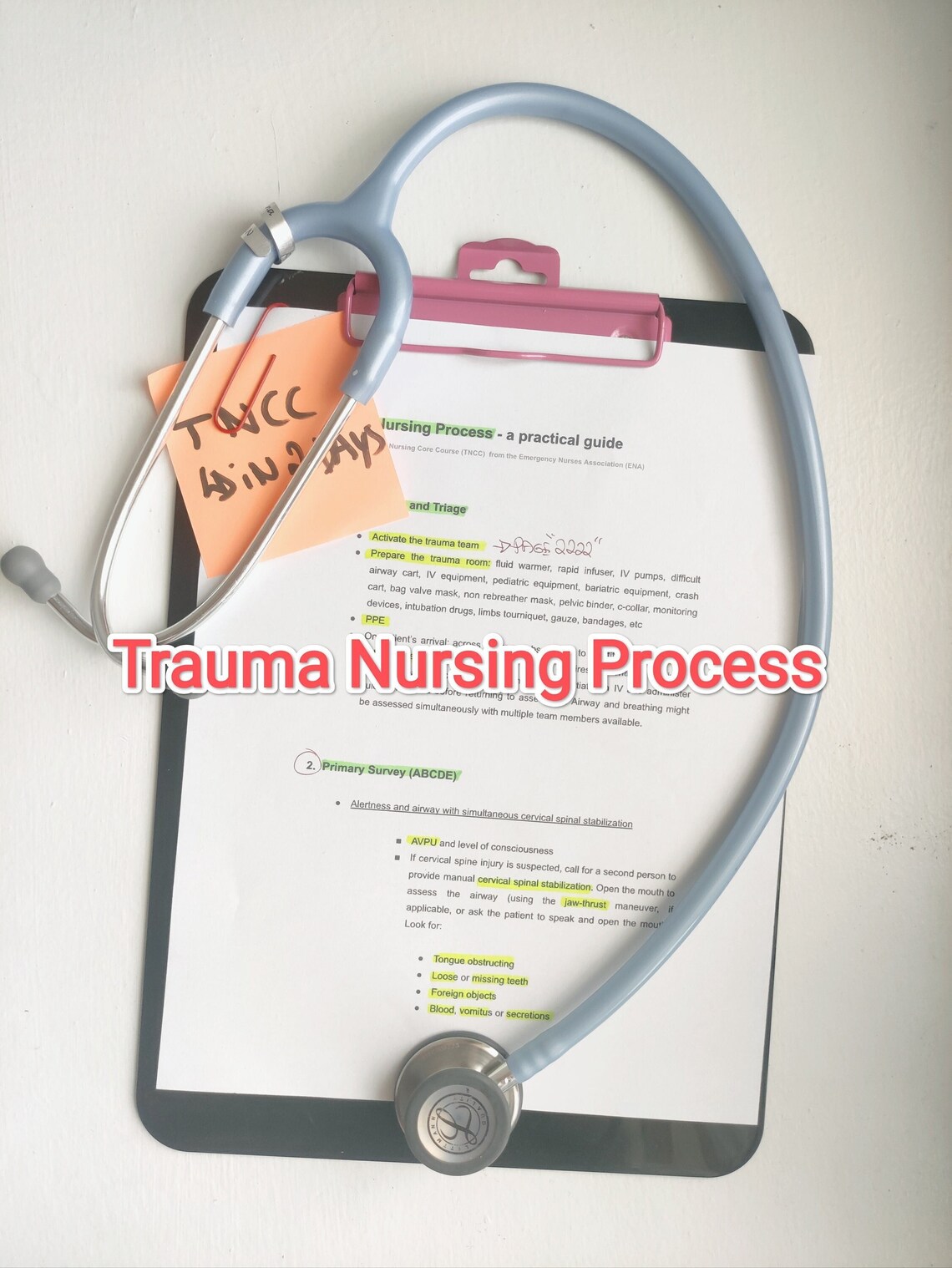 ER Trauma Nurse Cheat Sheet: TNCC Guide (PDF) - Etsy