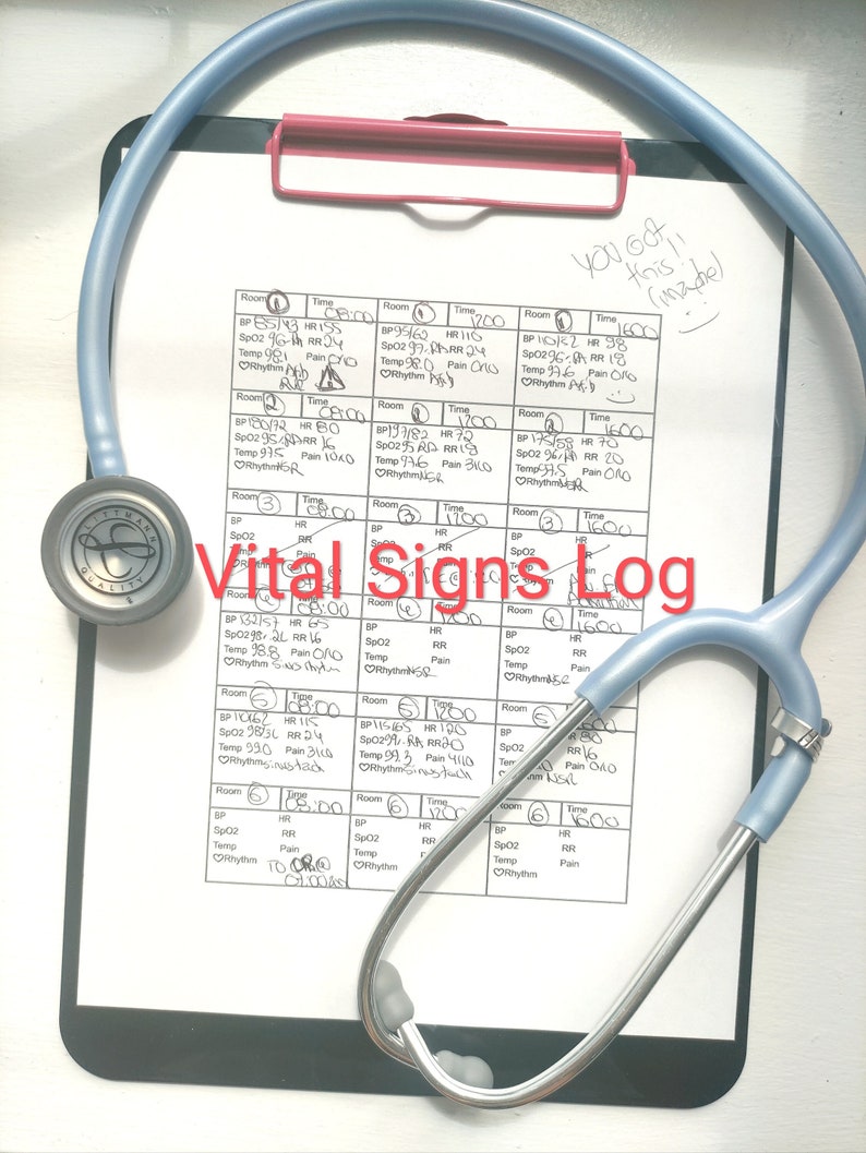 Printable Vitals Log, Vital Signs Sheet, Vital Signs Log, Vitals ... Printable Vitals Log, Vital Signs Sheet, Vital Signs Log, Vitals ...