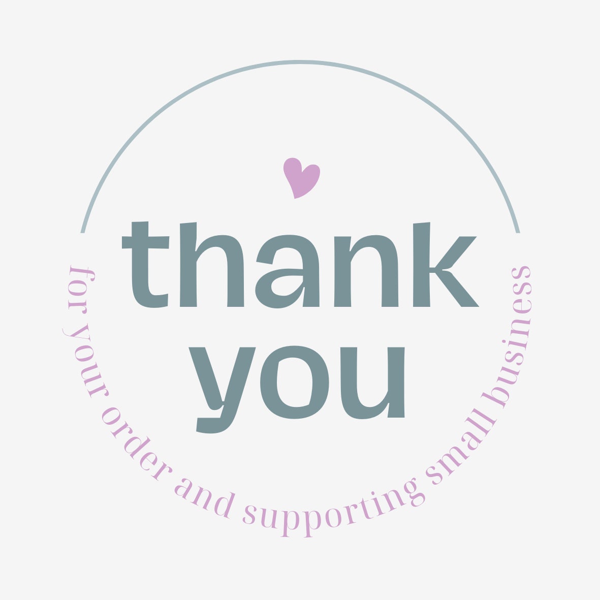 Thank You - Sticker - Etsy