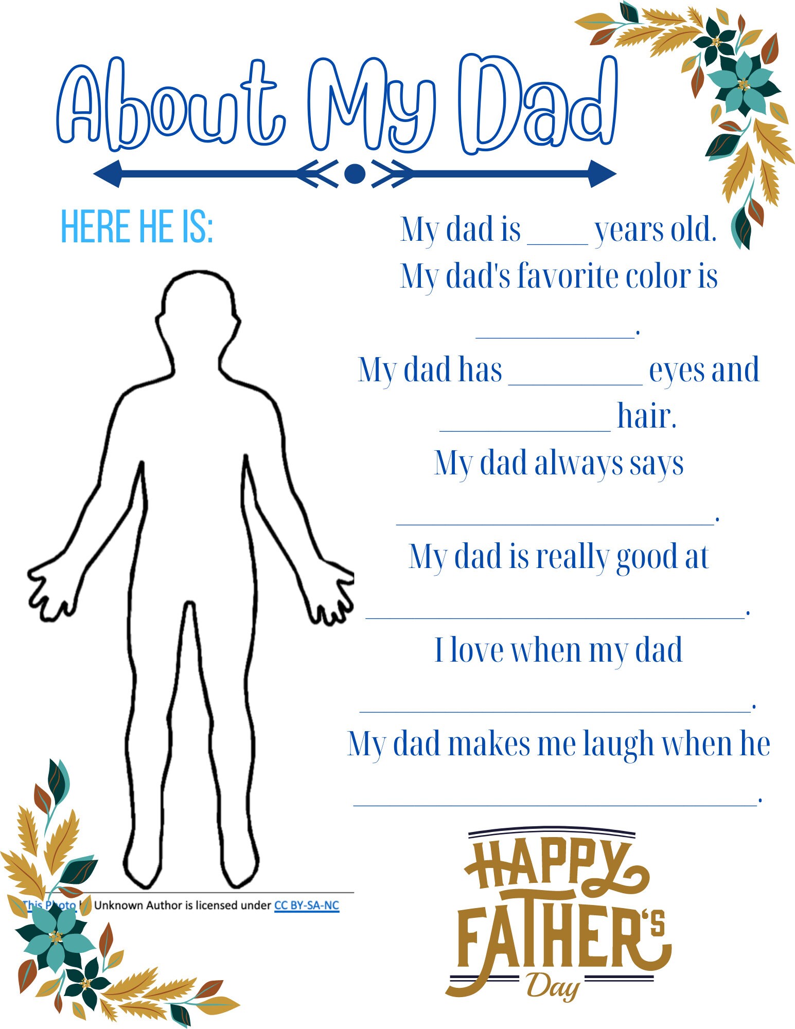 Father's Day Printable - Etsy