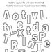 EDITABLE Letter Find - Etsy