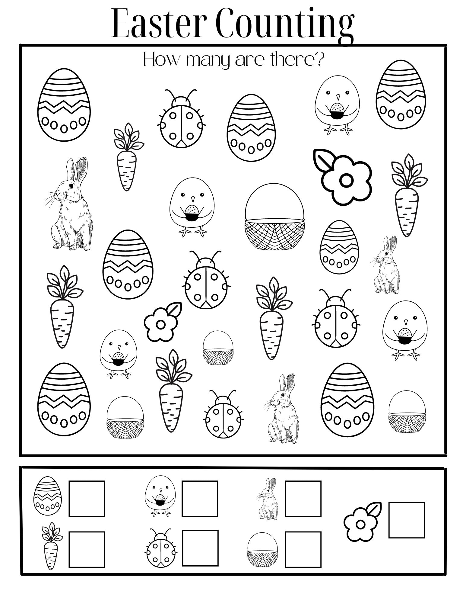 Easter/spring Worksheets - Etsy