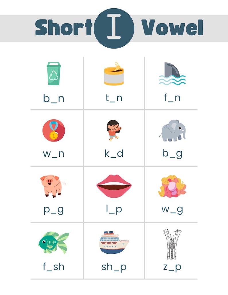 Early Phonics Worksheets - Etsy