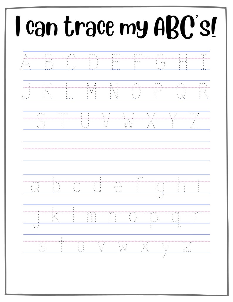 Kindergarten Workbook - Etsy